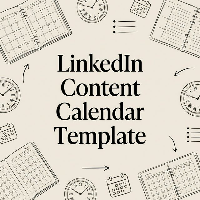 LinkedIn Content Calendar Template (Free + Examples) | LinkPilot